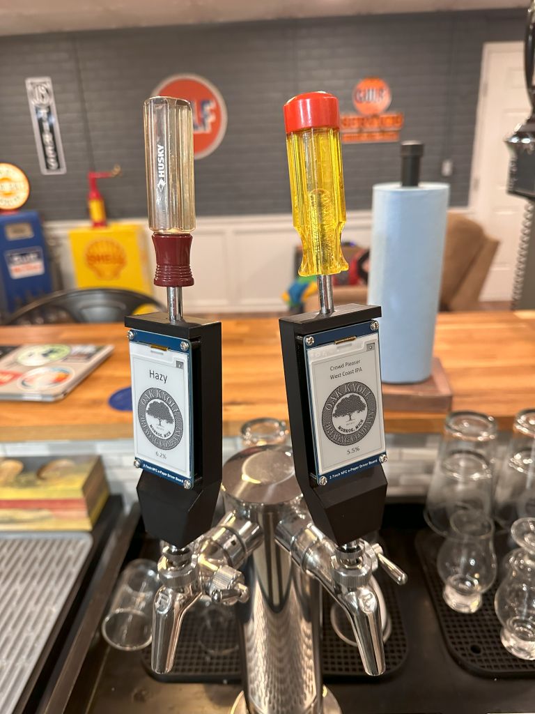 Updated E-Paper Tap Handle por Matt M | Descargar modelo STL gratuito ...
