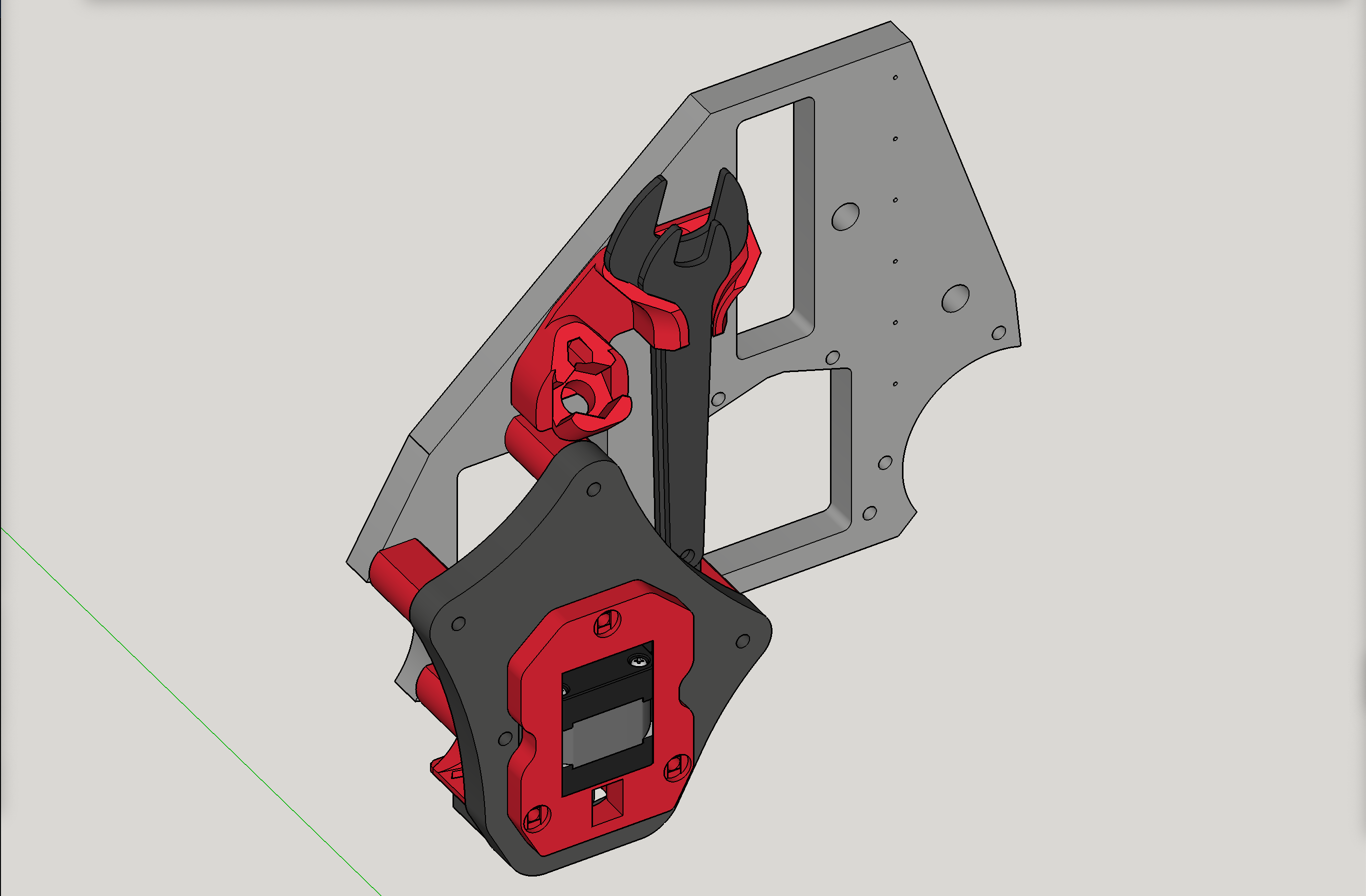 LowRider 3 CNC - printed holder for Kobalt Router's Wrench(es) and (ER ...