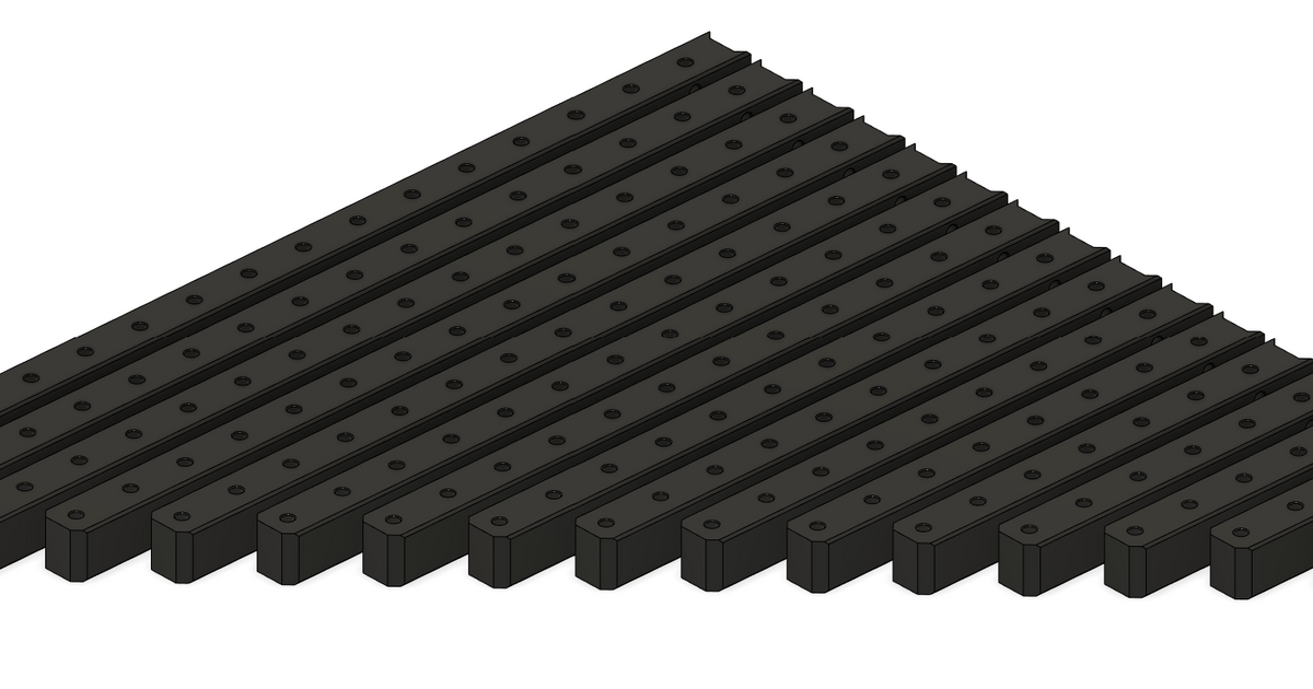 Stealth Press Center piece for 200-600mm rail by NP | Download free STL ...