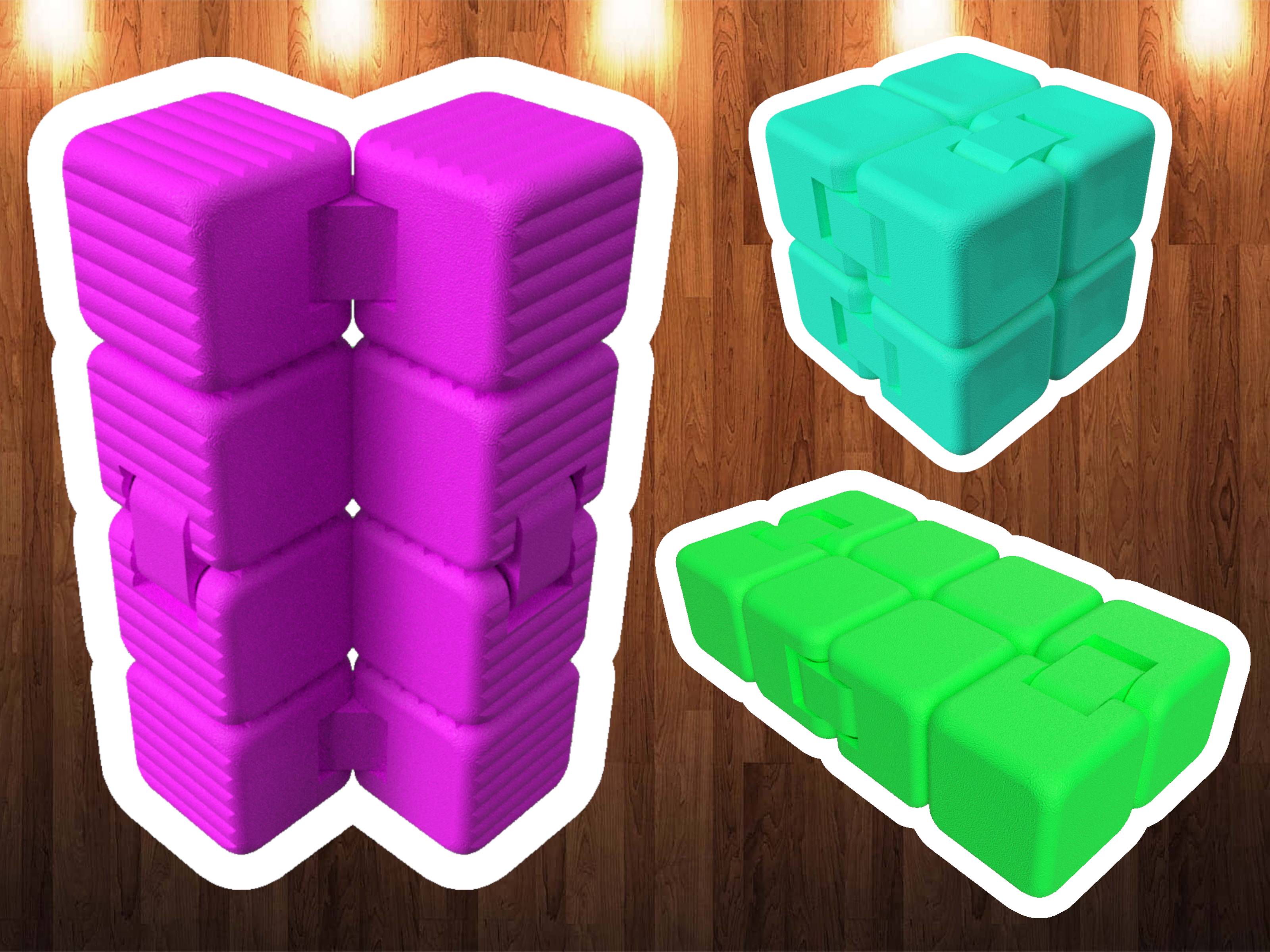 Textured Fidget Infinity Cube: Rounded Pack od autora Austin Vojta ...