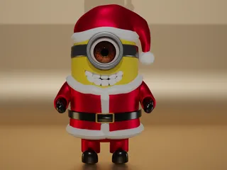 MINION NAVIDEÑO by Lucía Castro | Download free STL model | Printables.com