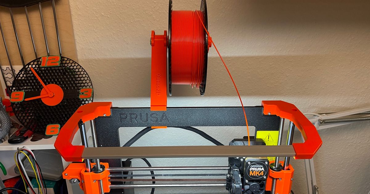 Odense3D Filament holder with bearings for Prusa FM printers by Leif ...