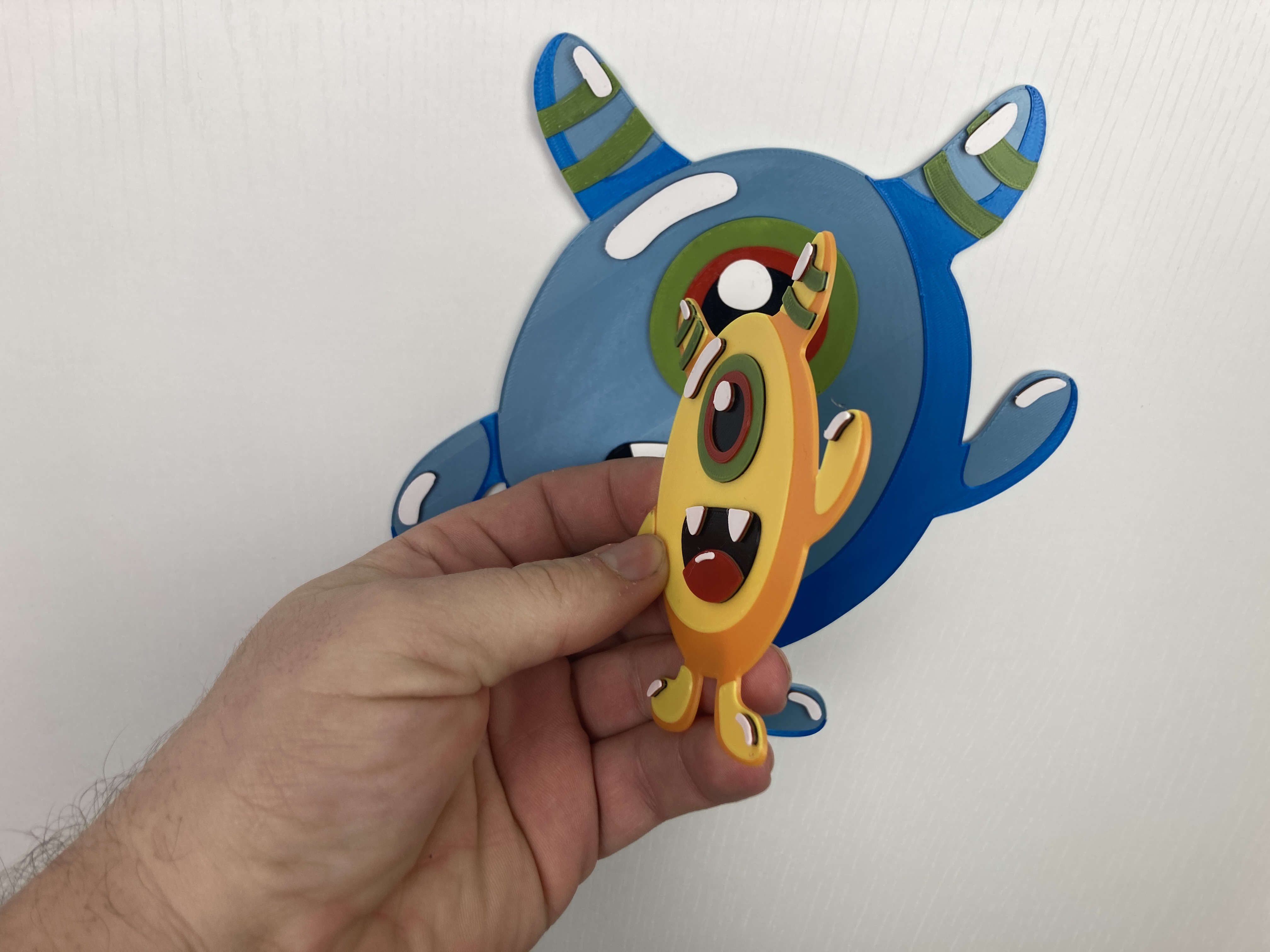 2D art - Cute monster 1 by 3D|Nest | Download free STL model ...
