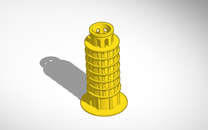Tower of Pisa by Robbe Vermandel | Download free STL model | Printables.com