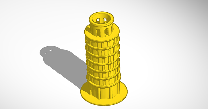 Tower of Pisa by Robbe Vermandel | Download free STL model | Printables.com Tower of Pisa by Robbe Vermandel | Download free STL model | Printables.com