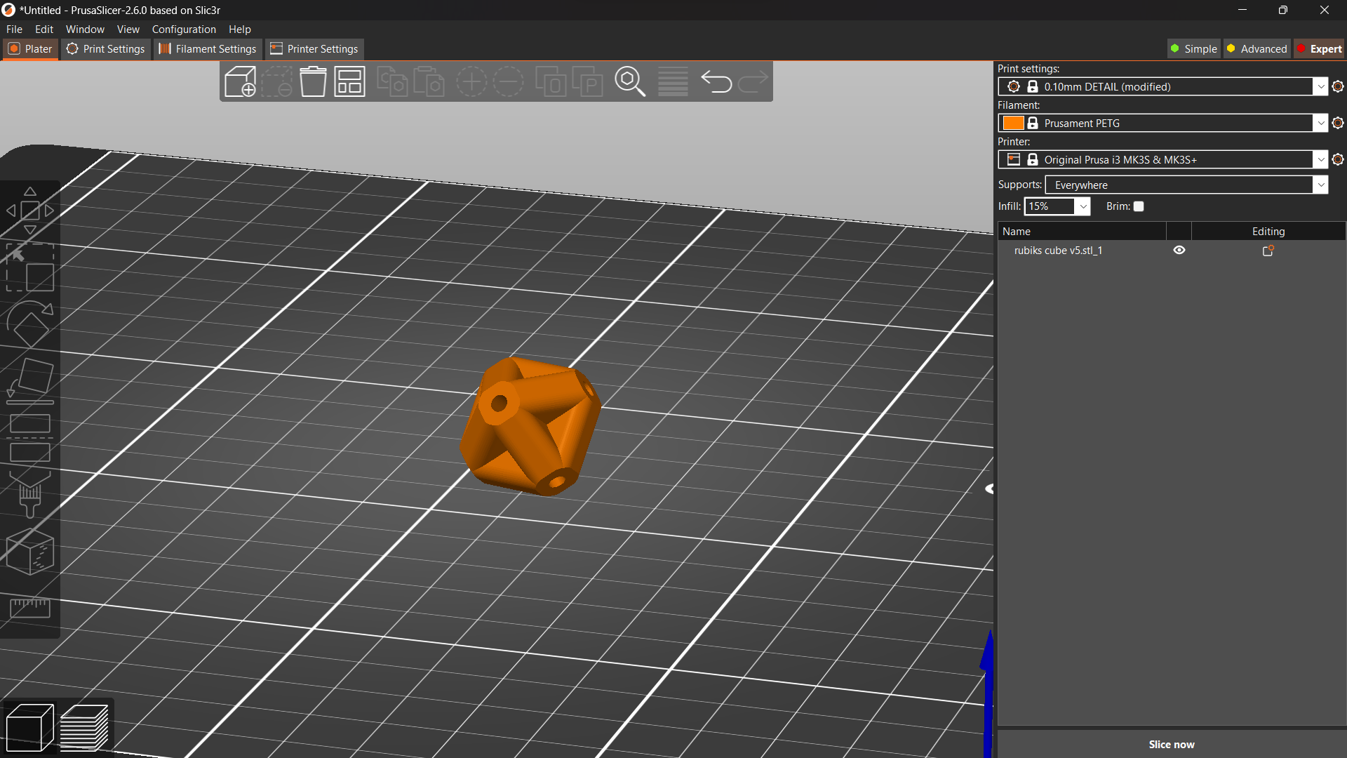 3d printed 3x3 Rubiks cube by Kihgu | Download free STL model ...