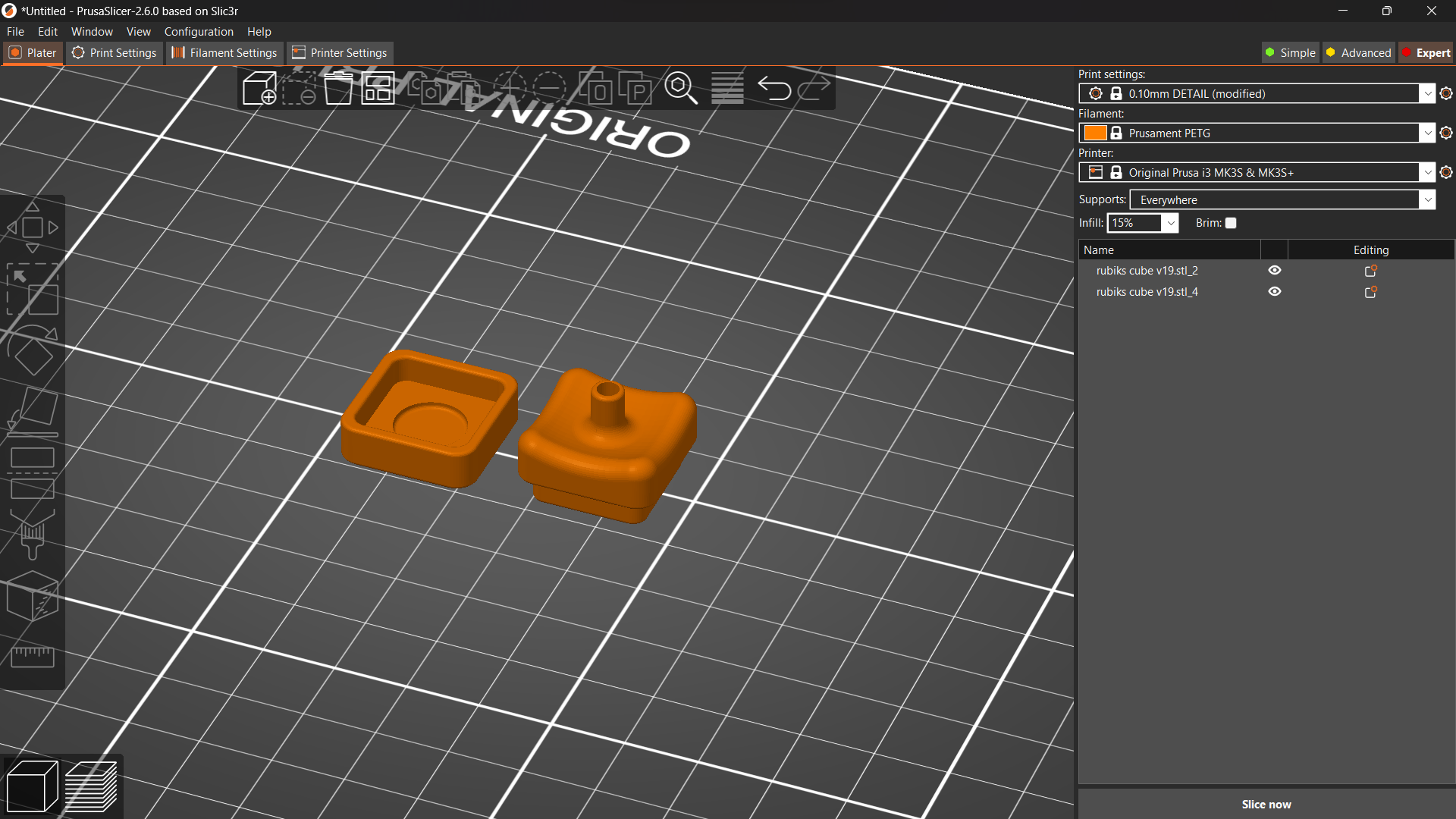 3d printed 3x3 Rubiks cube by Kihgu | Download free STL model ...