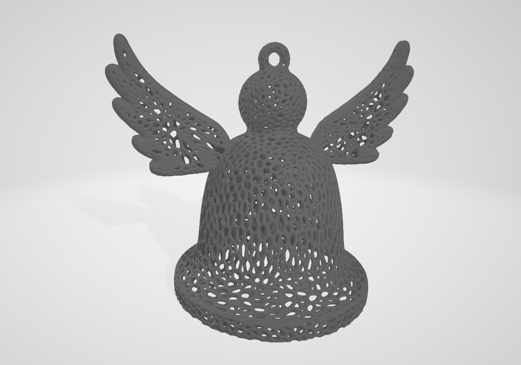 Voronoi Bell Angel By Štístko Download Free Stl Model 