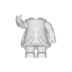 space molly raise hand von jowen | Kostenloses STL-Modell herunterladen ...