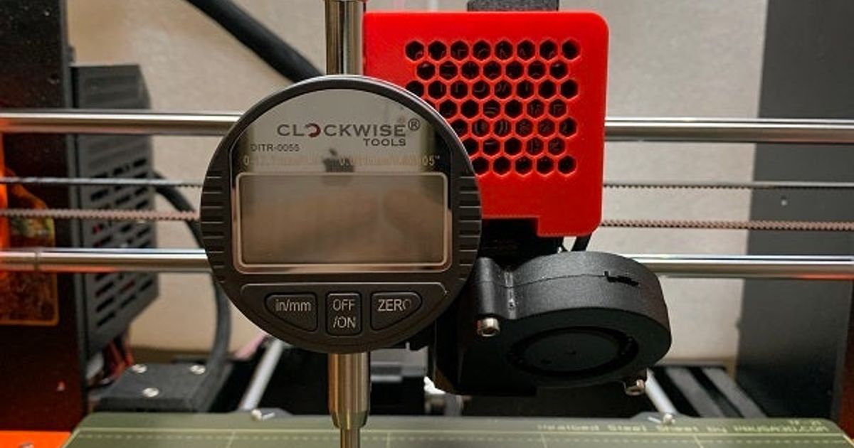 Slip-on Dial Indicator Mount for Prusa Mk3s - No Modification or ...