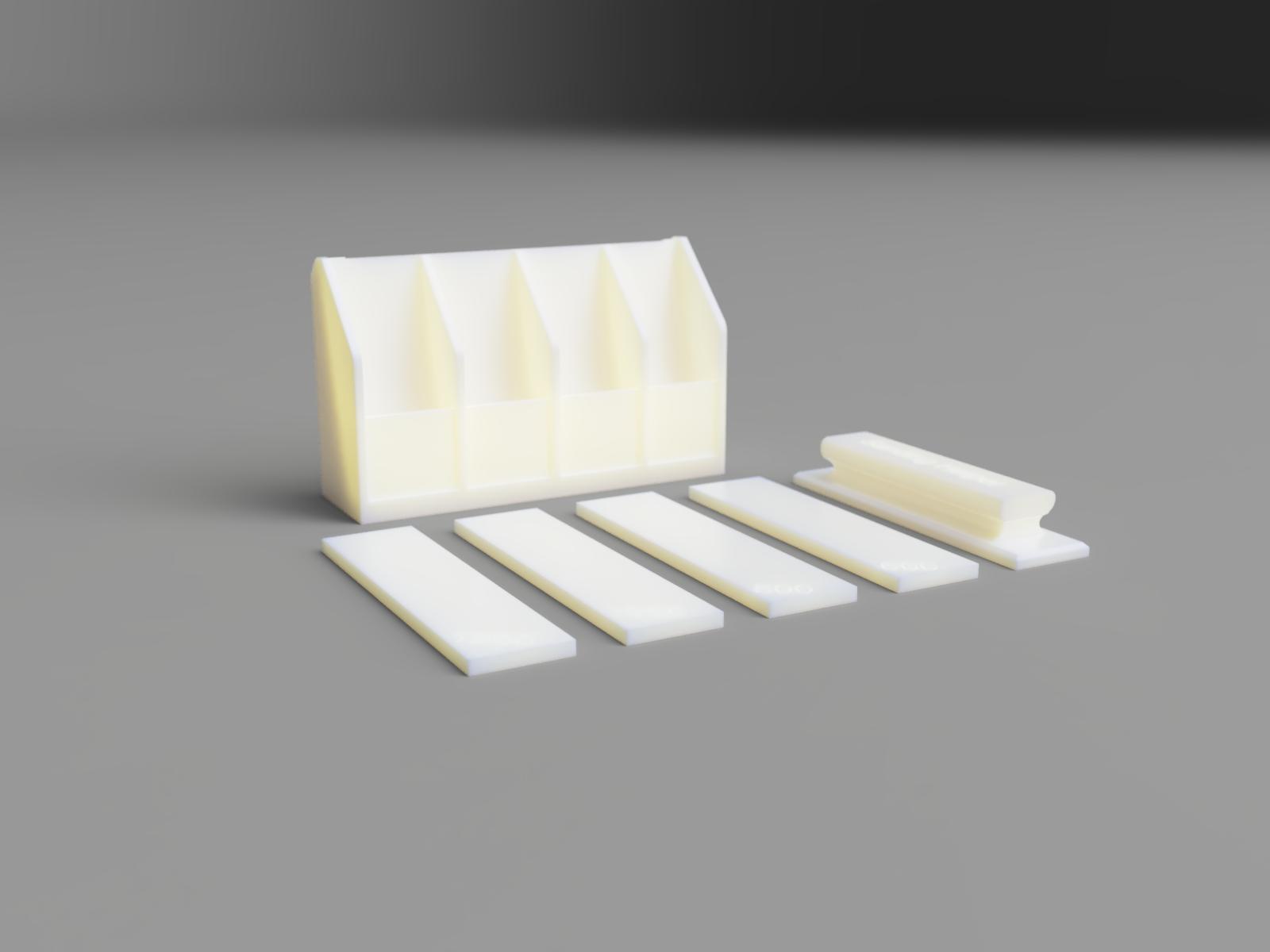 Sanding plate for 80mmx20mm sticky sandpaper by Kitles | Download free ...