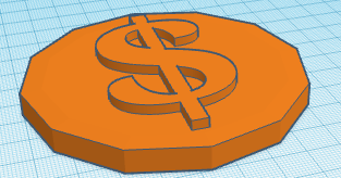 $ coin by Lbh6543 | Download free STL model | Printables.com