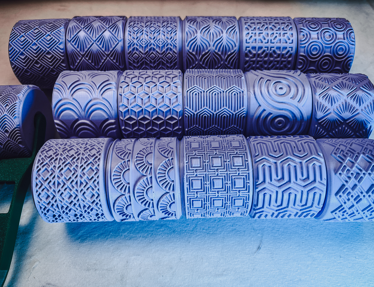 Texture Rollers — Art Deco Middle Patterns by 3Demon's Texture Rollers ...