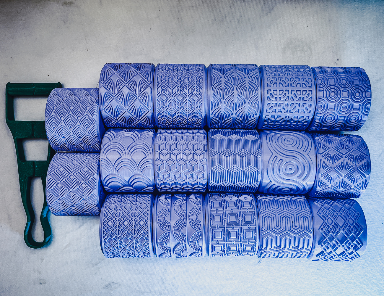 Texture Rollers — Art Deco Middle Patterns by 3Demon's Texture Rollers ...