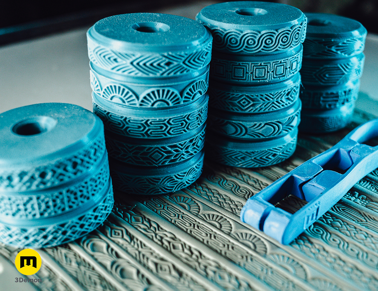 Stamp Wheels for Clay — Art Deco Patterns od autora 3Demon's Texture ...