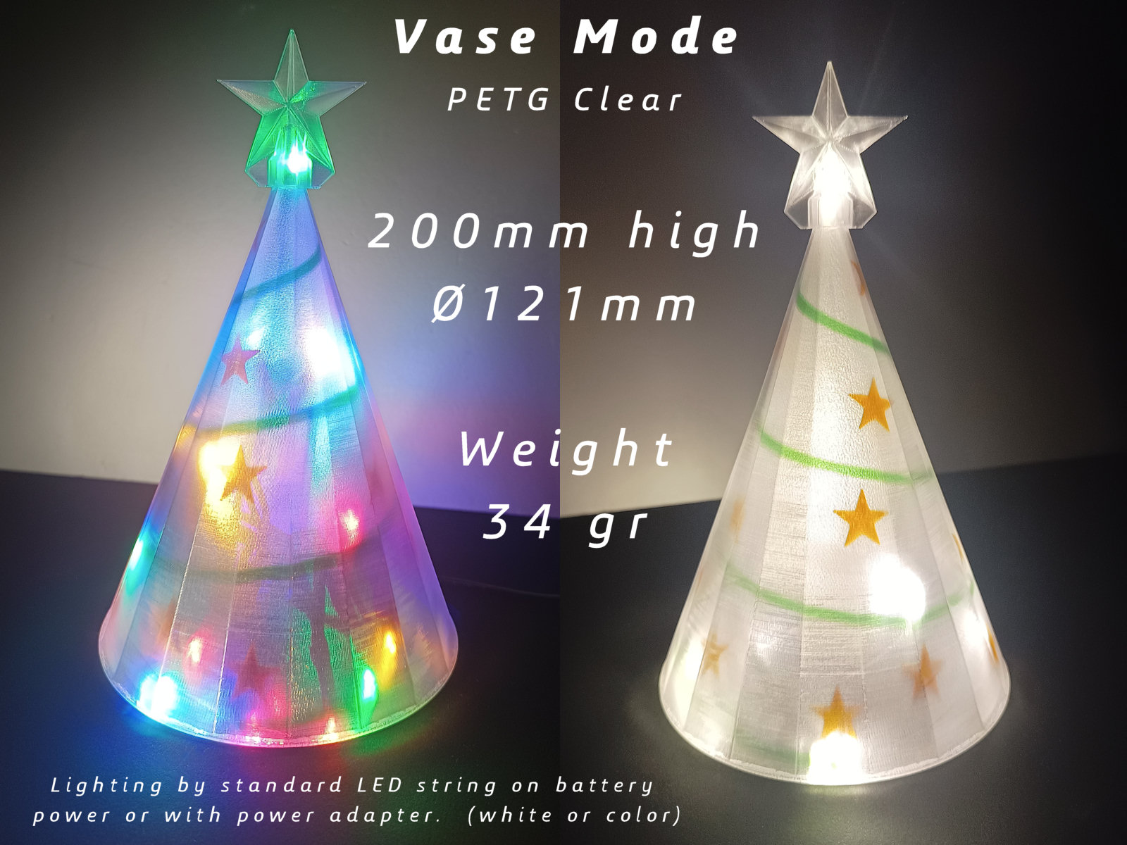 Christmas Tree (vase mode) with decorative inlay by Wim V | Download ...
