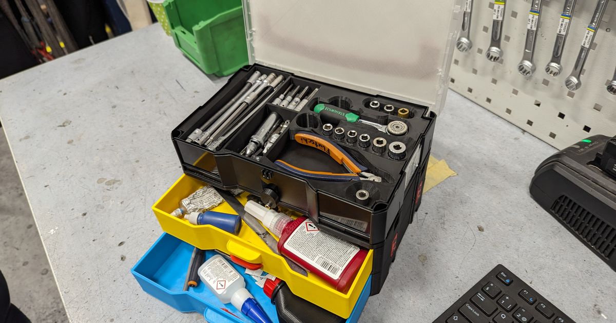 Tanos Systainer Mini Drawer and Tool Insert by Domine Piger | Download ...