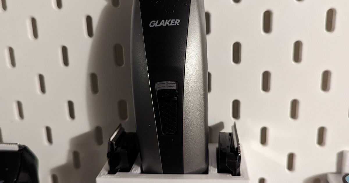 Skadis Hairclipper holder by SaltyPkay | Download free STL model | Printables.com