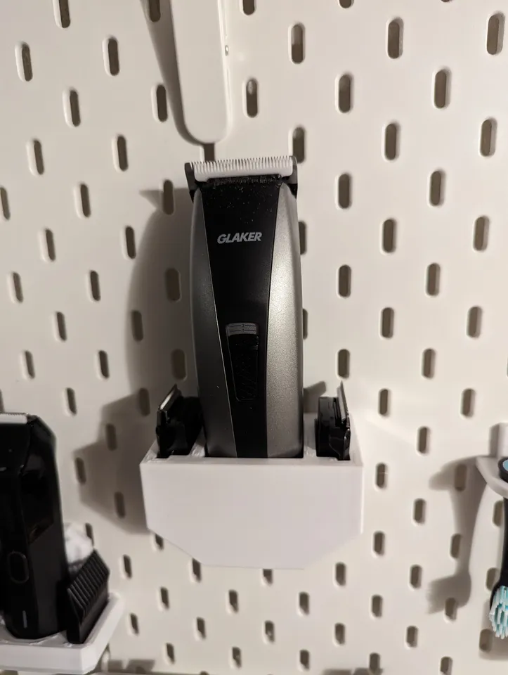 Skadis Hairclipper holder by SaltyPkay | Download free STL model | Printables.com