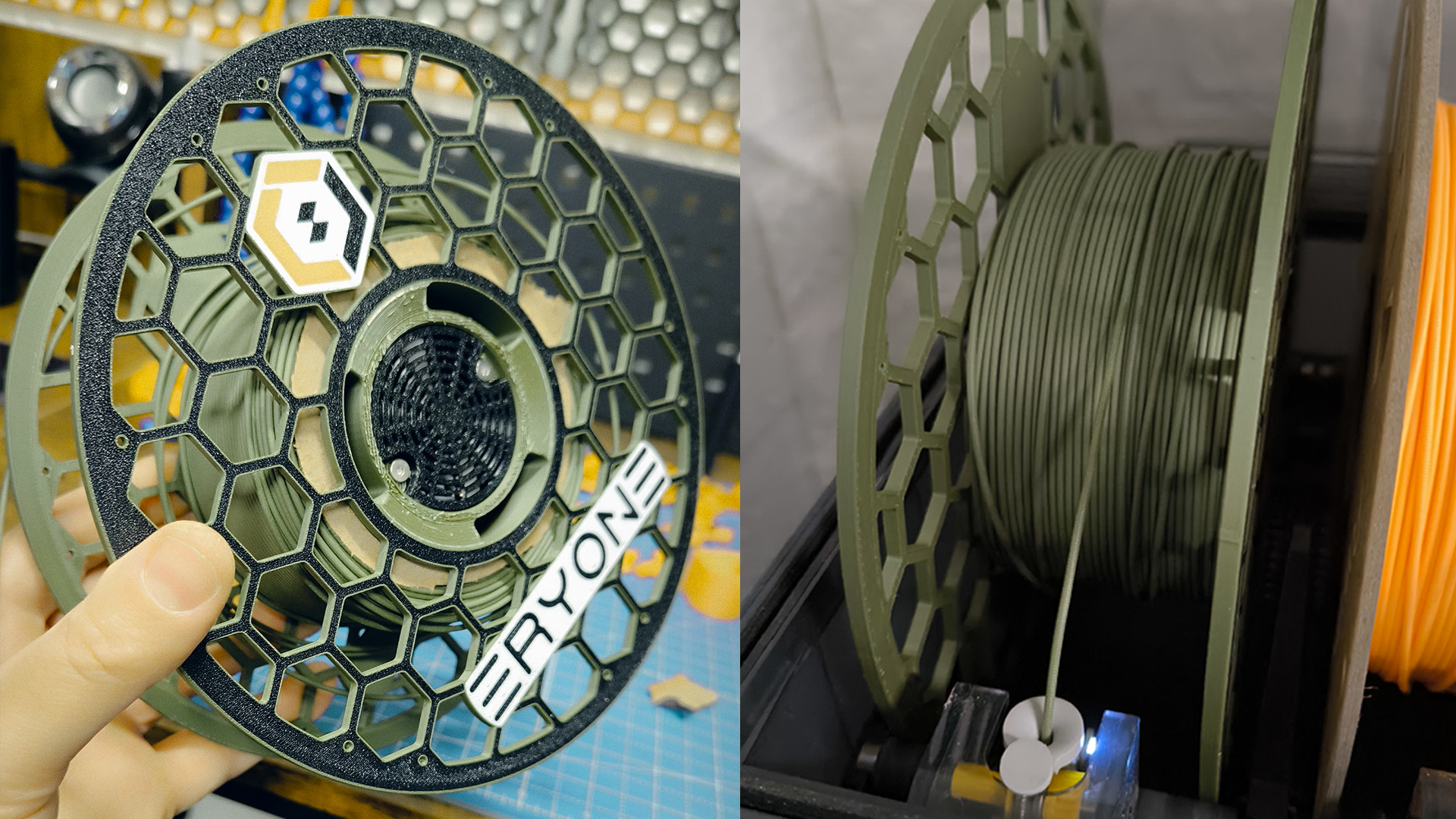 Adapter to repair Eryone filament spools by Nanodesigner | Download ...