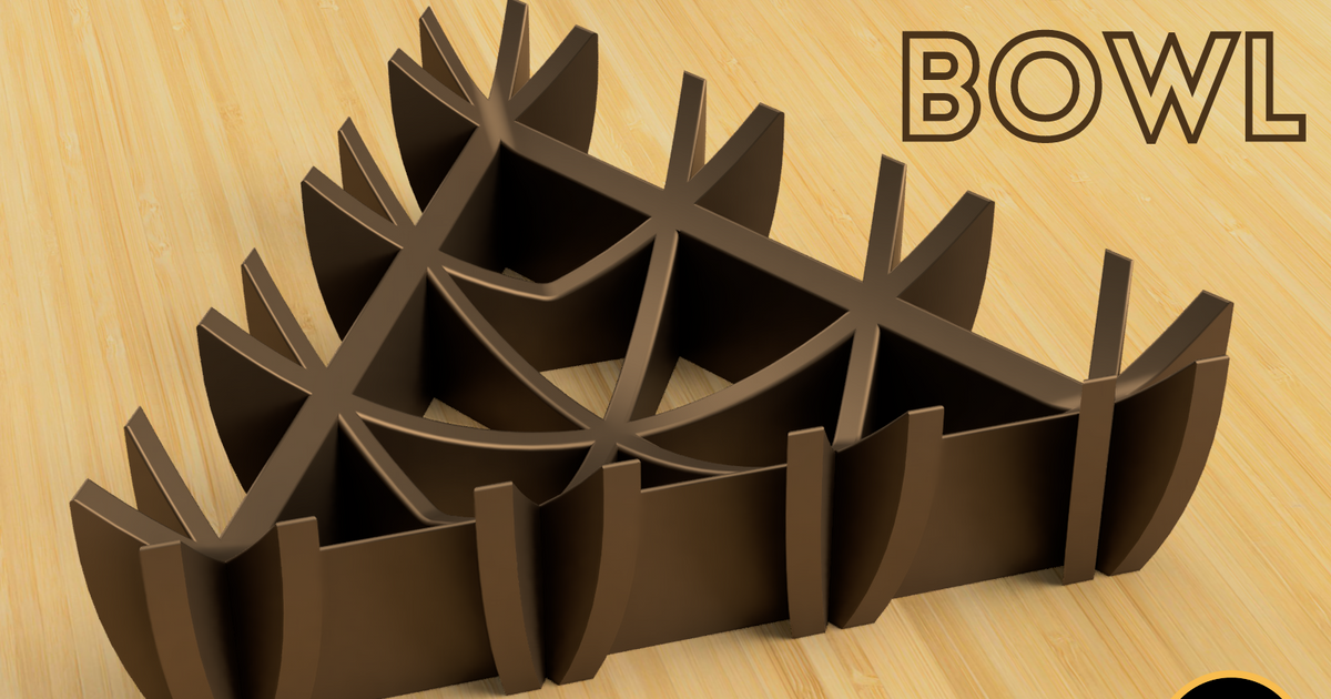 Triangle Bowl by JamesThePrinter | Download free STL model | Printables.com