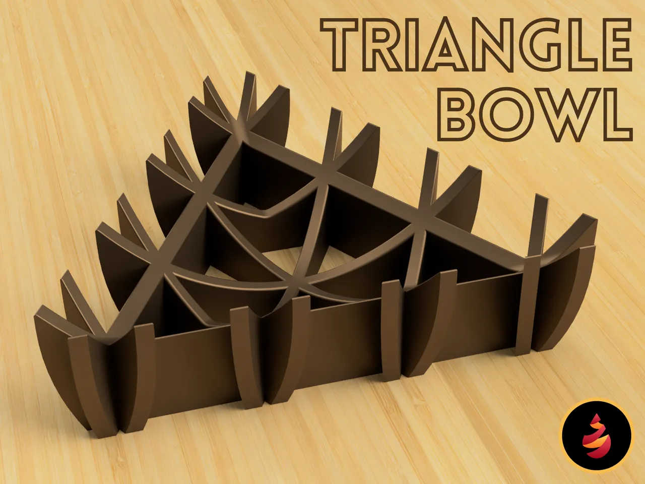 Triangle Bowl by JamesThePrinter | Download free STL model | Printables.com
