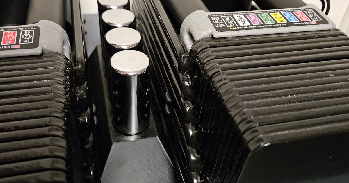 Power Block Adjustable Dumbbell 2.5lb weight holder. by ValueFartBag ...