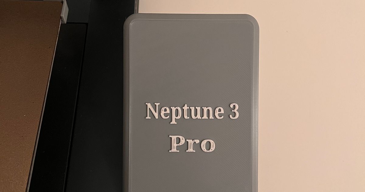 Elegoo Neptune 3 Pro Cover by HAYRİ ÇAKMAK | Download free STL model ...
