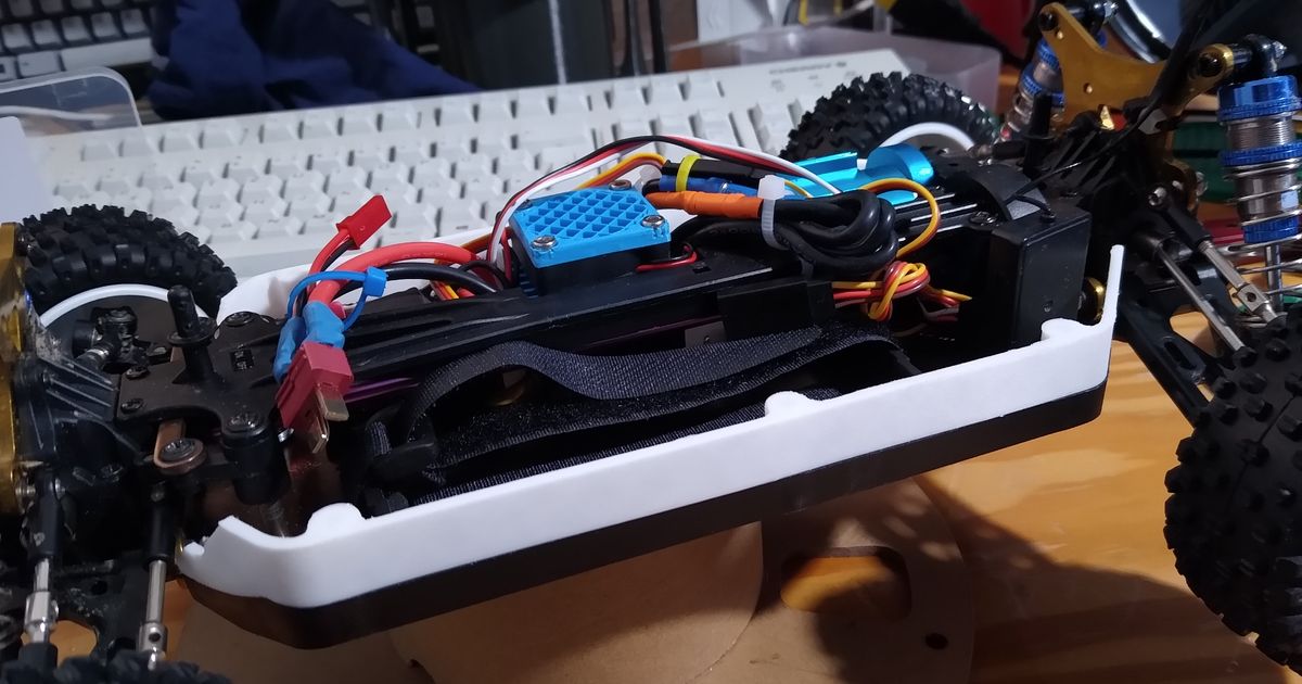 Wltoys 124007 124017 Rc Car Chassis Side Wall Extensions Freecad By Nueb Download Free
