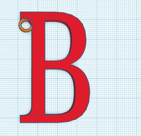 Letter B Name Tag by Djalanmixer | Download free STL model | Printables.com
