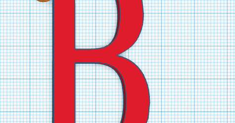 Letter B Name Tag by Djalanmixer | Download free STL model | Printables.com