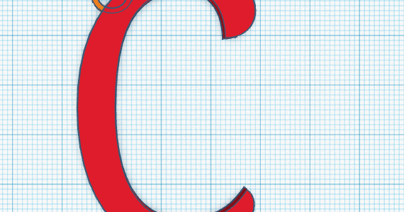 Letter C Name Tag by Djalanmixer | Download free STL model | Printables.com