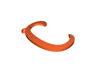 Letter C Name Tag by Djalanmixer | Download free STL model | Printables.com