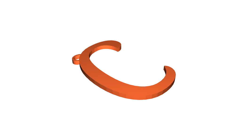 Letter C Name Tag by Djalanmixer | Download free STL model | Printables.com