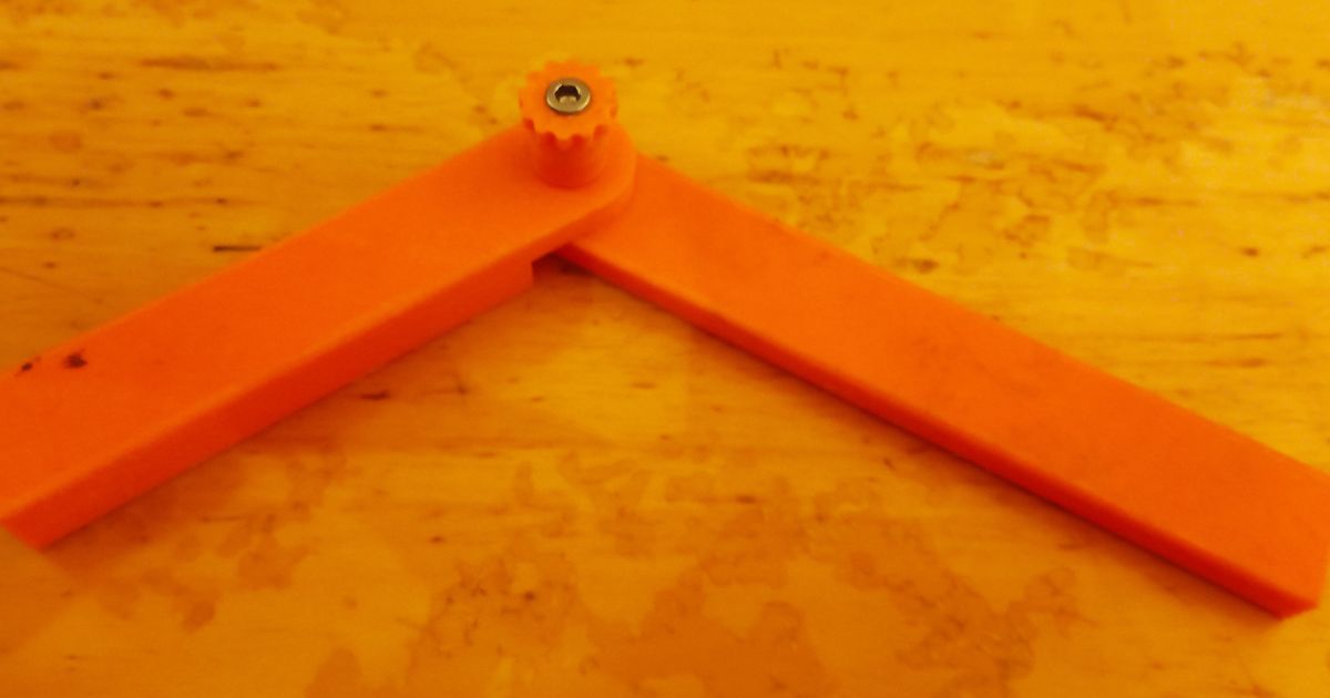 Bend Meter (Winkelschmiege) by HolgiB | Download free STL model ...