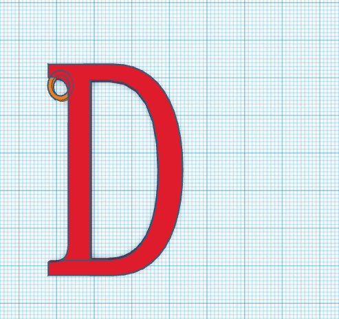 Letter D Name Tag by Djalanmixer | Download free STL model | Printables.com