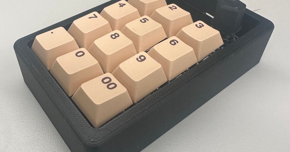 Adafruit Macropad Case by danya | Download free STL model | Printables.com