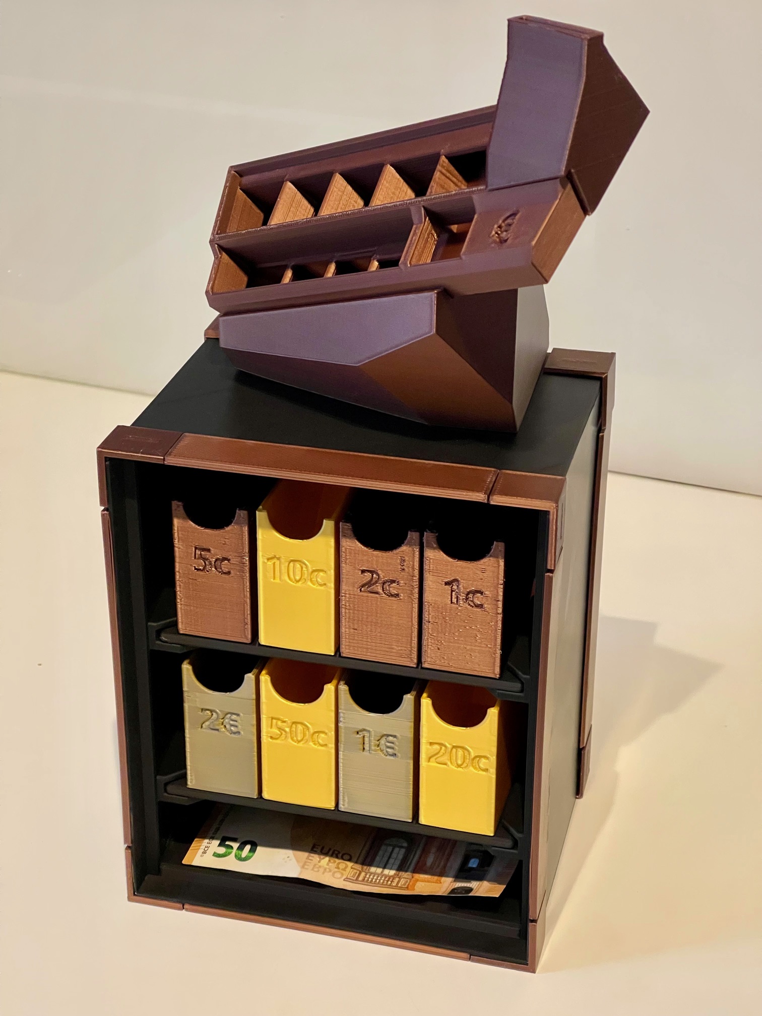 EURO Coin Sorting Vault by vmLOGIC | Download free STL model ...