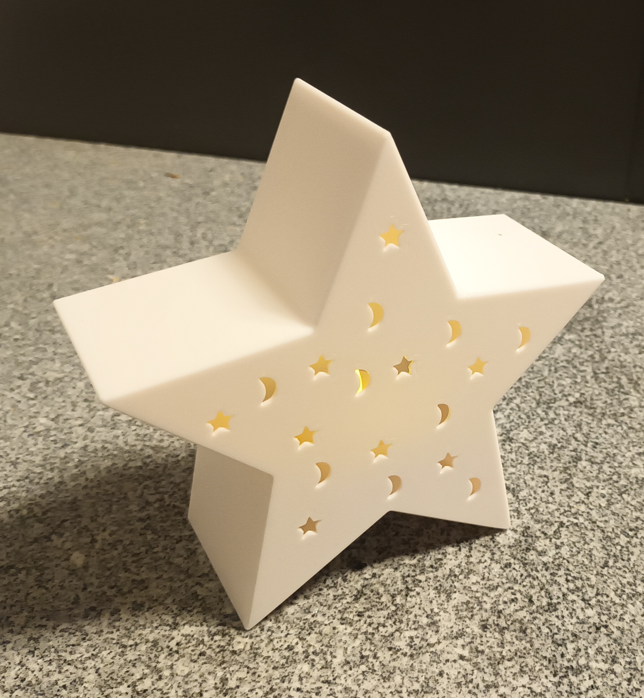Sterne Teelicht - Tealight with Stars and Moons by Hammy Eichhörnchen ...