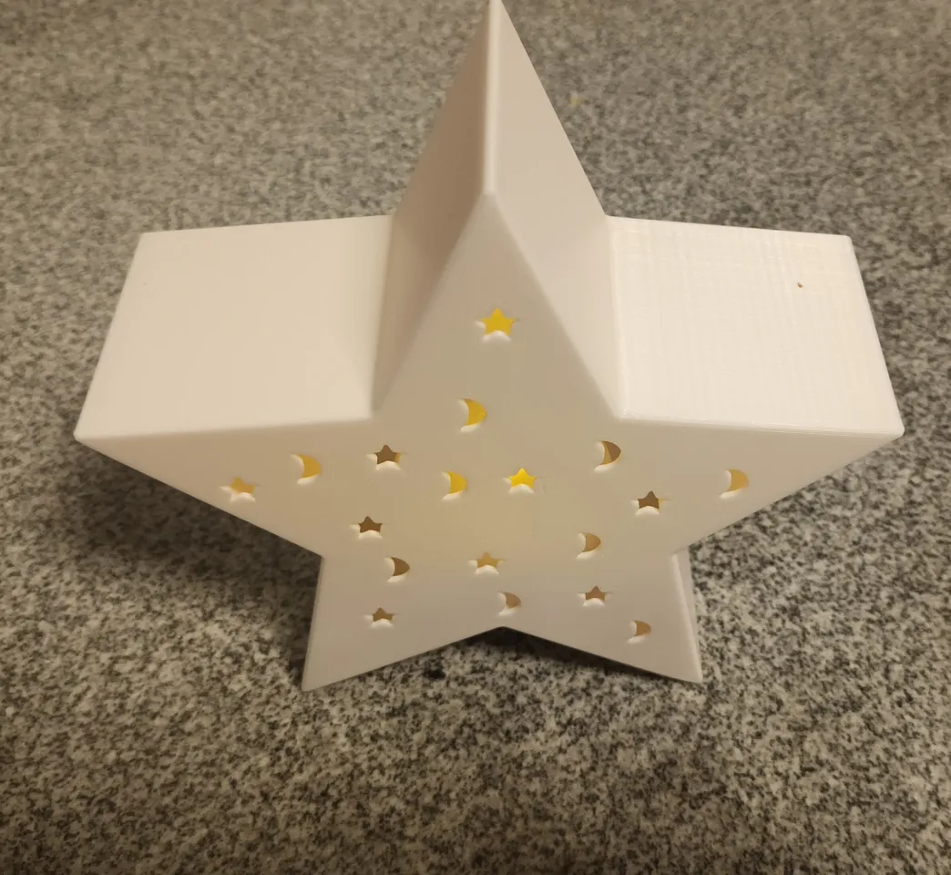 Sterne Teelicht - Tealight with Stars and Moons by Hammy Eichhörnchen ...
