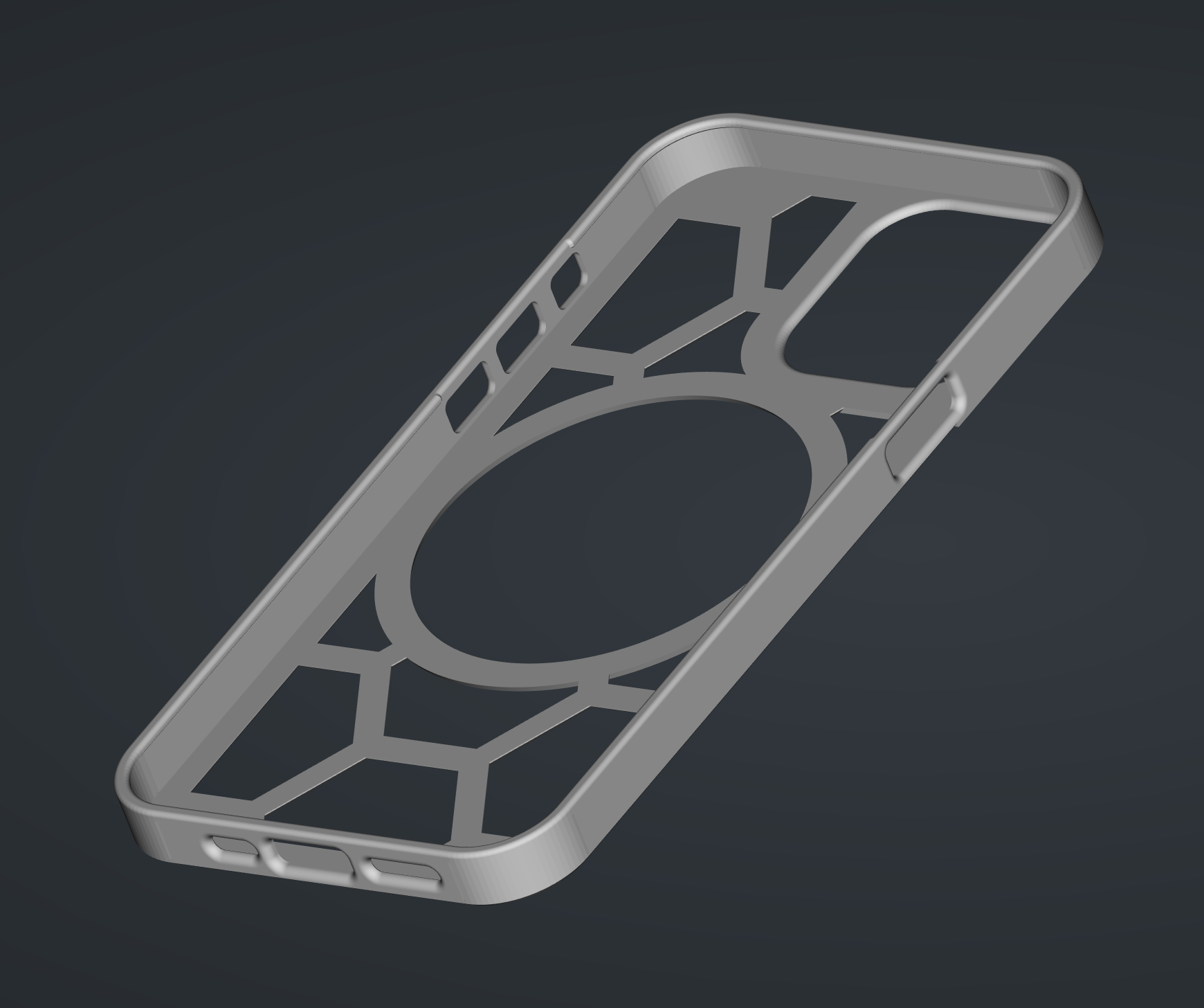iphone 12 pro max case with cutout for magsafe by stoneburner ...