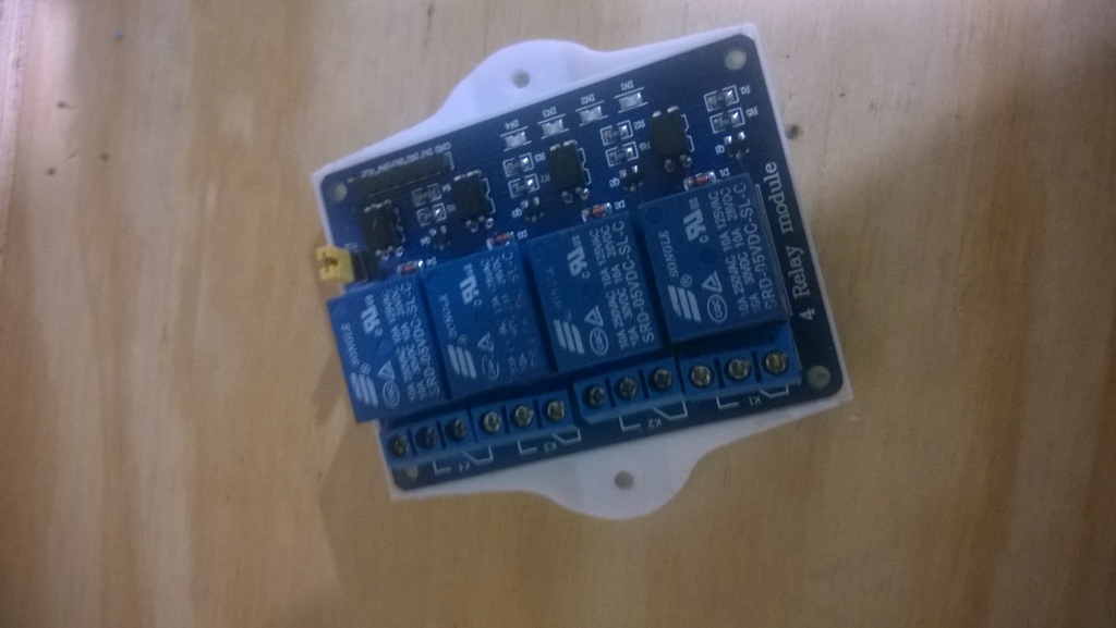 4 Channel Relay Solid Mount Snug & Snap Fit by ScottieD369 | Download ...