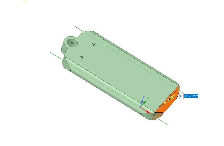 Keychain (blank) can add what you want with favorite editor by Stoneman ...