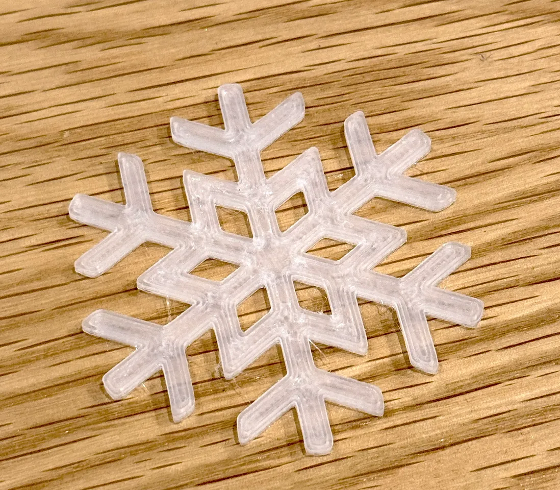 Snowflake by TinkerWorm | Download free STL model | Printables.com