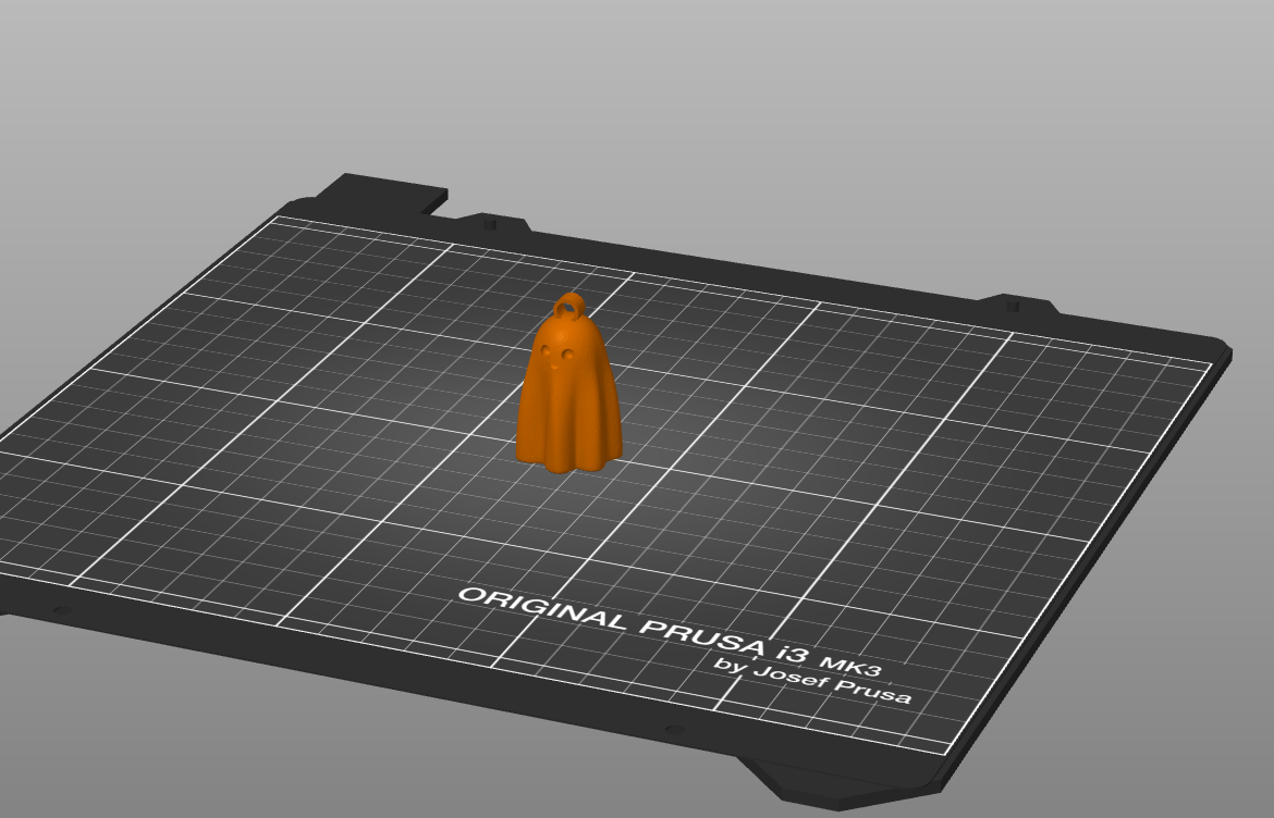 Happy Ghost keychain by fandaa7 | Download free STL model | Printables.com