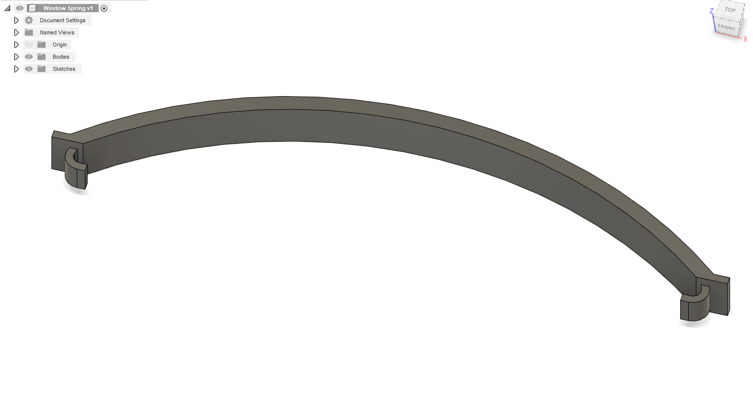 Window Screen Spring by sykokannon | Download free STL model ...