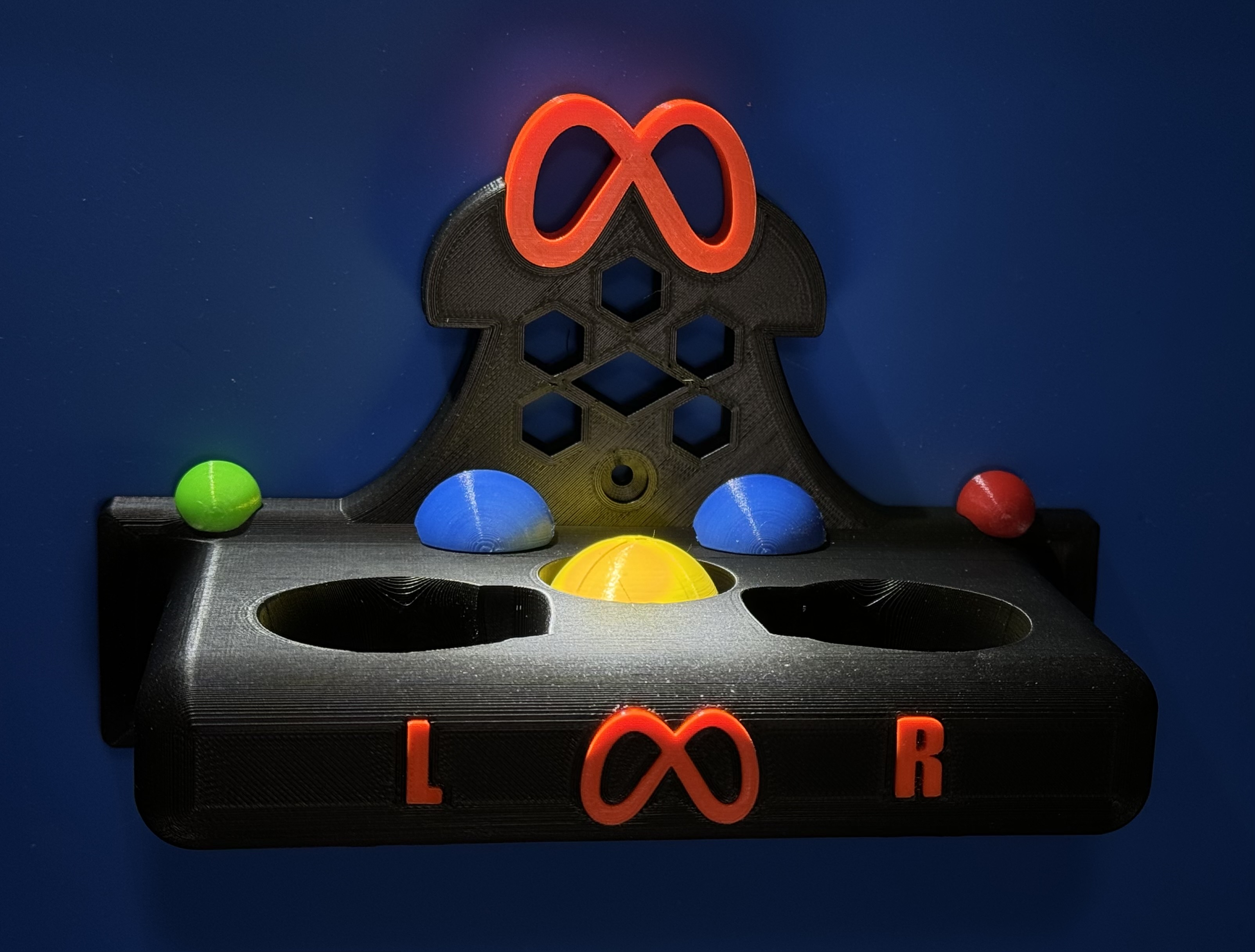 Meta Quest 3 Controller Wall Mount (Deluxe Color Version) by Clamikra ...