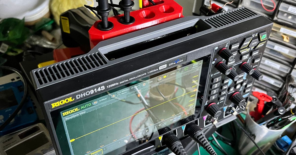 Probe holder for VESA Oscilloscope by Tomatendose | Download free STL ...