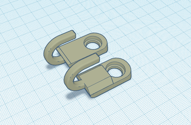 Skadis Hook for Threaded Wall by Maurício Pessoa | Download free STL ...