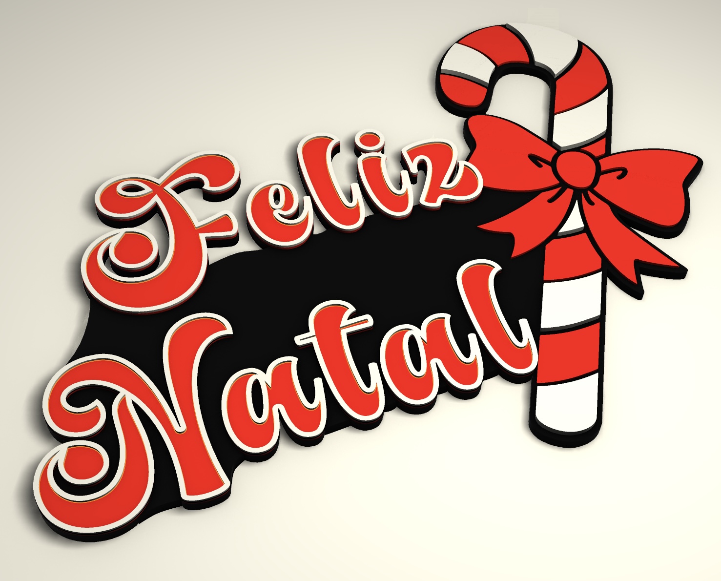 Feliz Natal / Bengala Doce by Morcegolas | Download free STL model ...